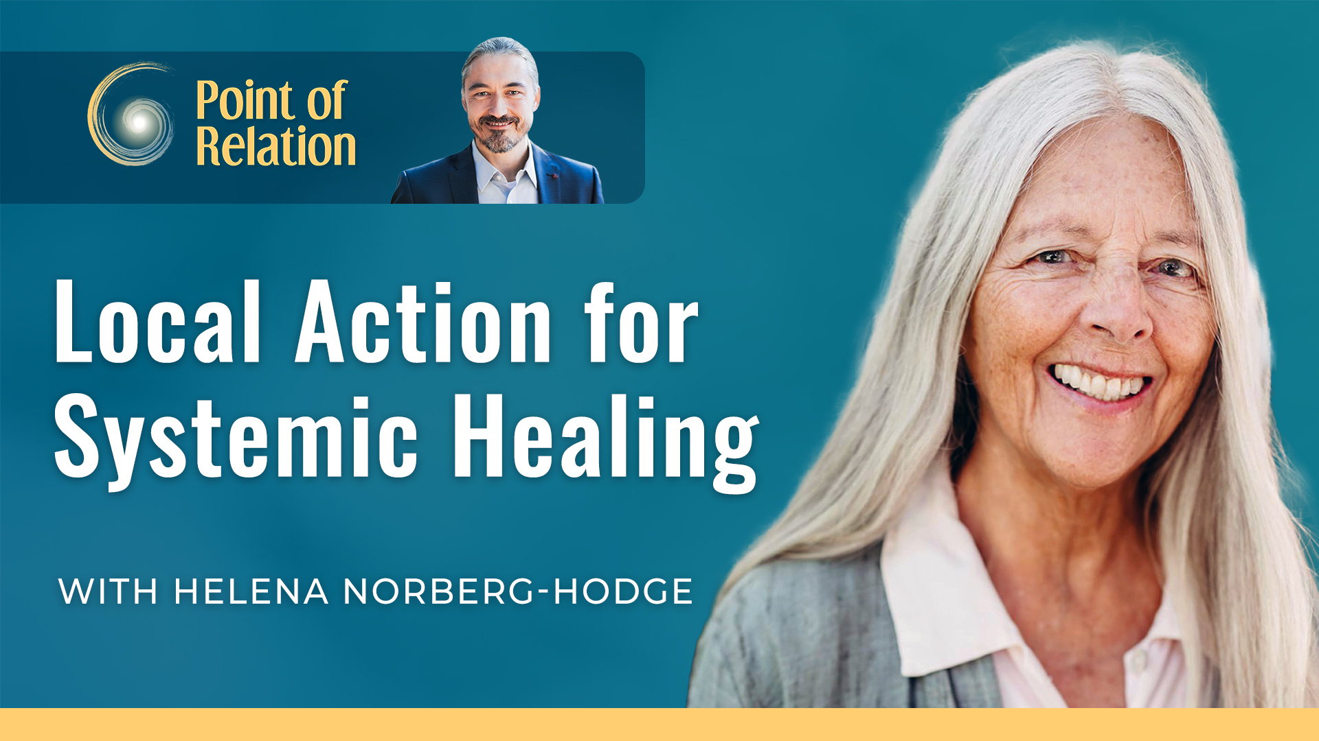 Helena Norberg-Hodge - Local Action for Systemic Healing - Point of ...
