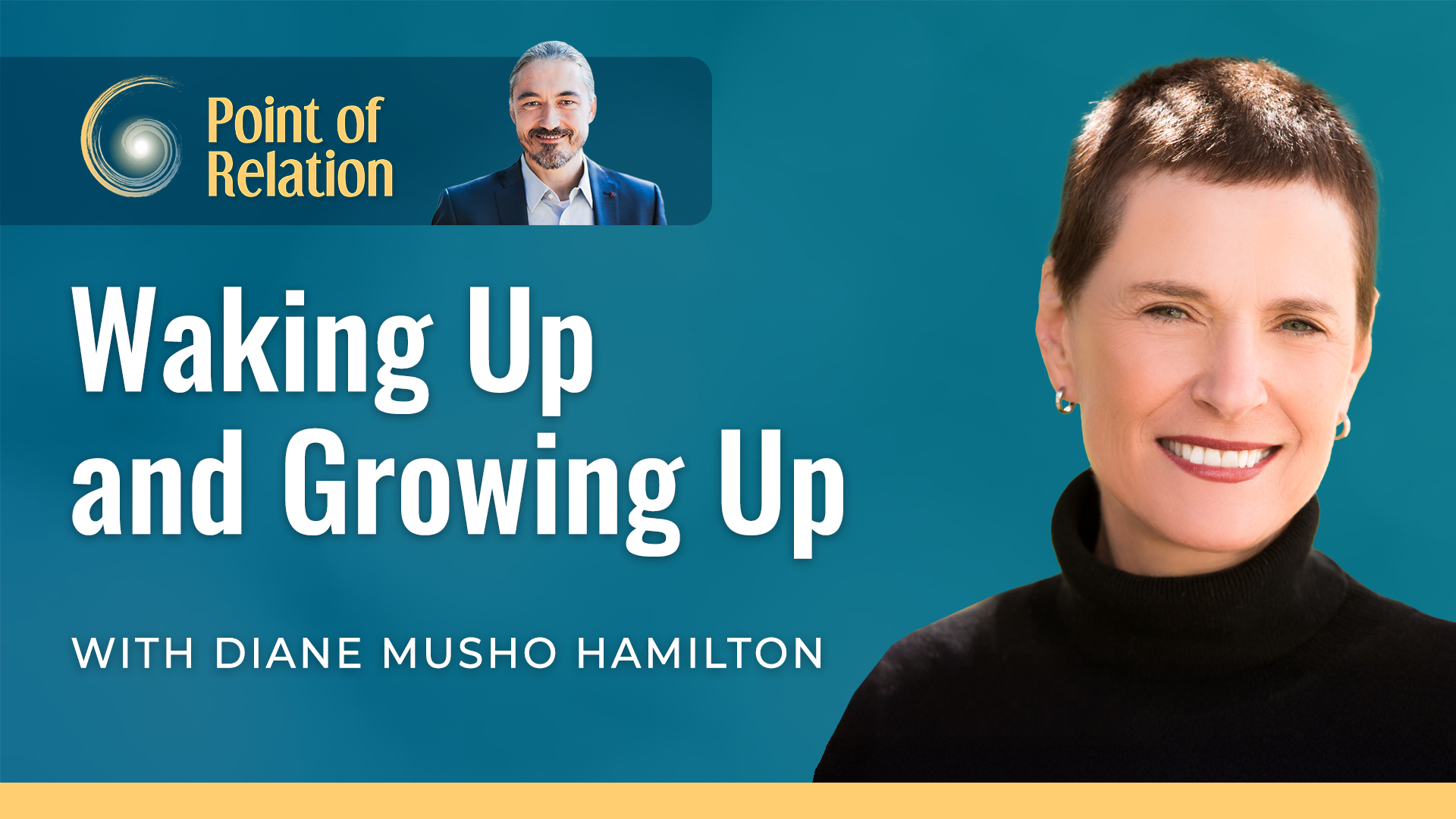 Diane Musho Hamilton - Waking Up and Growing Up - Point of Relation Podcast